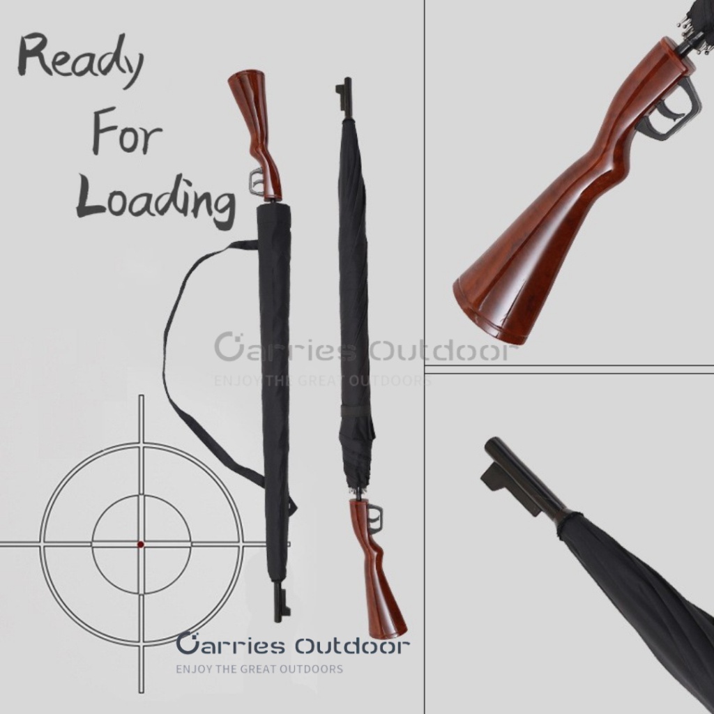 Outdoor Katana Umbrella Sword Blade Japanese Black Samurai Handle ...