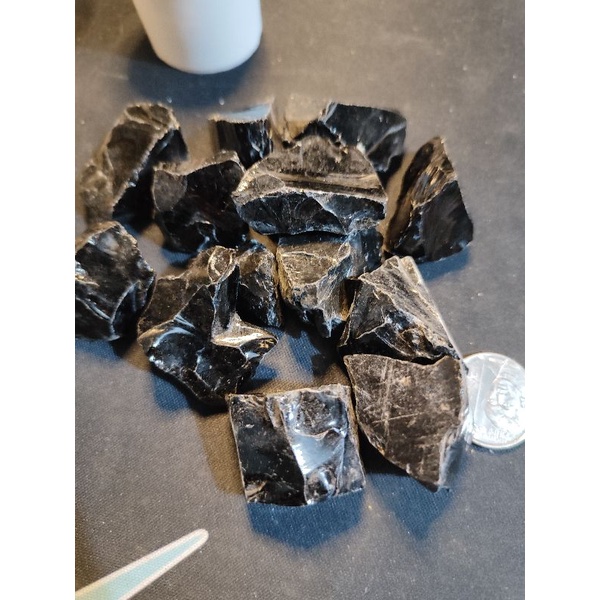 CHEFFY Obsidian Crystal Gemstones Raw | Shopee Philippines