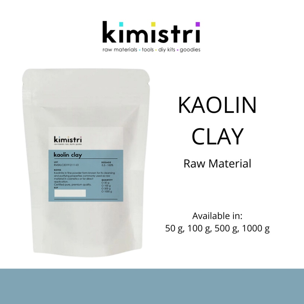 Kaolin Clay Raw Material for Skincare, Cosmetics, and Ceramics (Pure ...