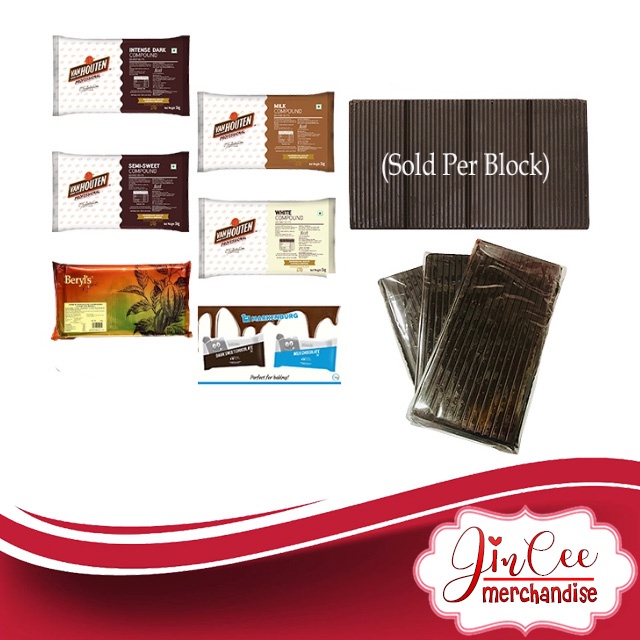 Naked Chocolate Block (sold per block) ( Van Houten Beryls Markenburg ...