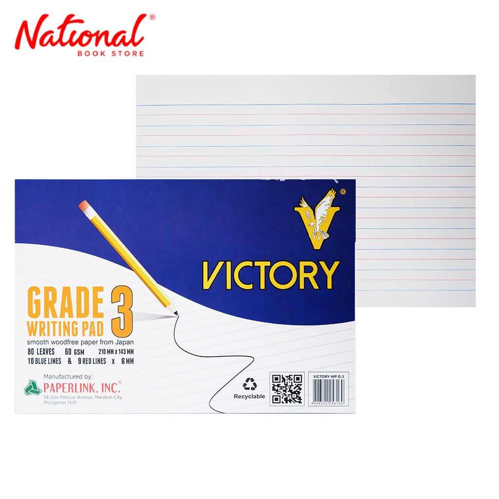 Victory Grade 3 Pad 80 Leaves - School & Office Supplies - School Pad ...