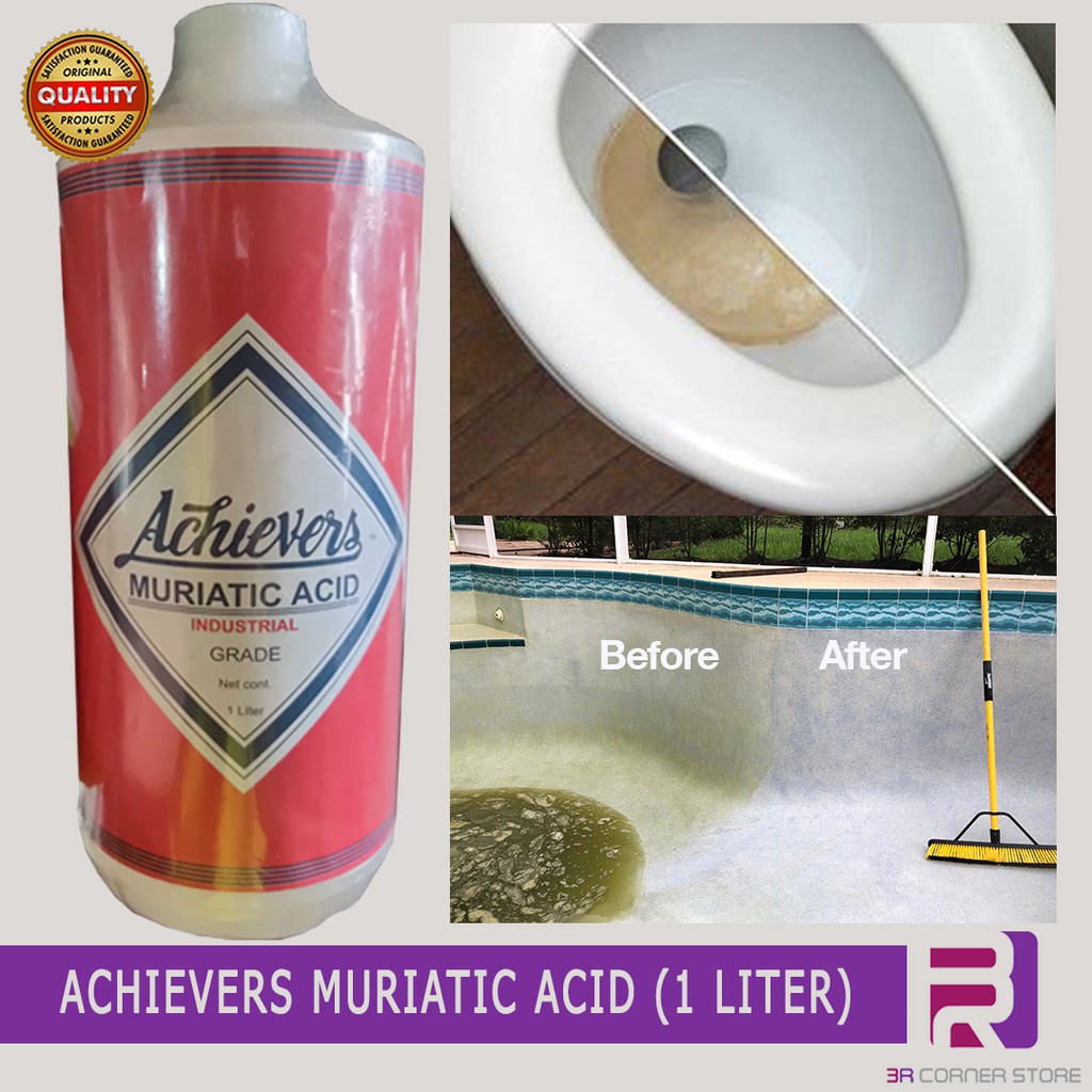 ∋Multipurpose Cleaning Muriatic Acid (1 Liter) | Shopee Philippines
