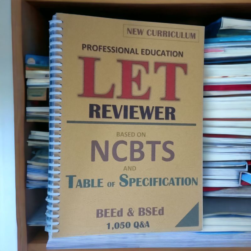 LET Reviewer for Professional Education 1,050 Q&A with free 3 sheets of ...