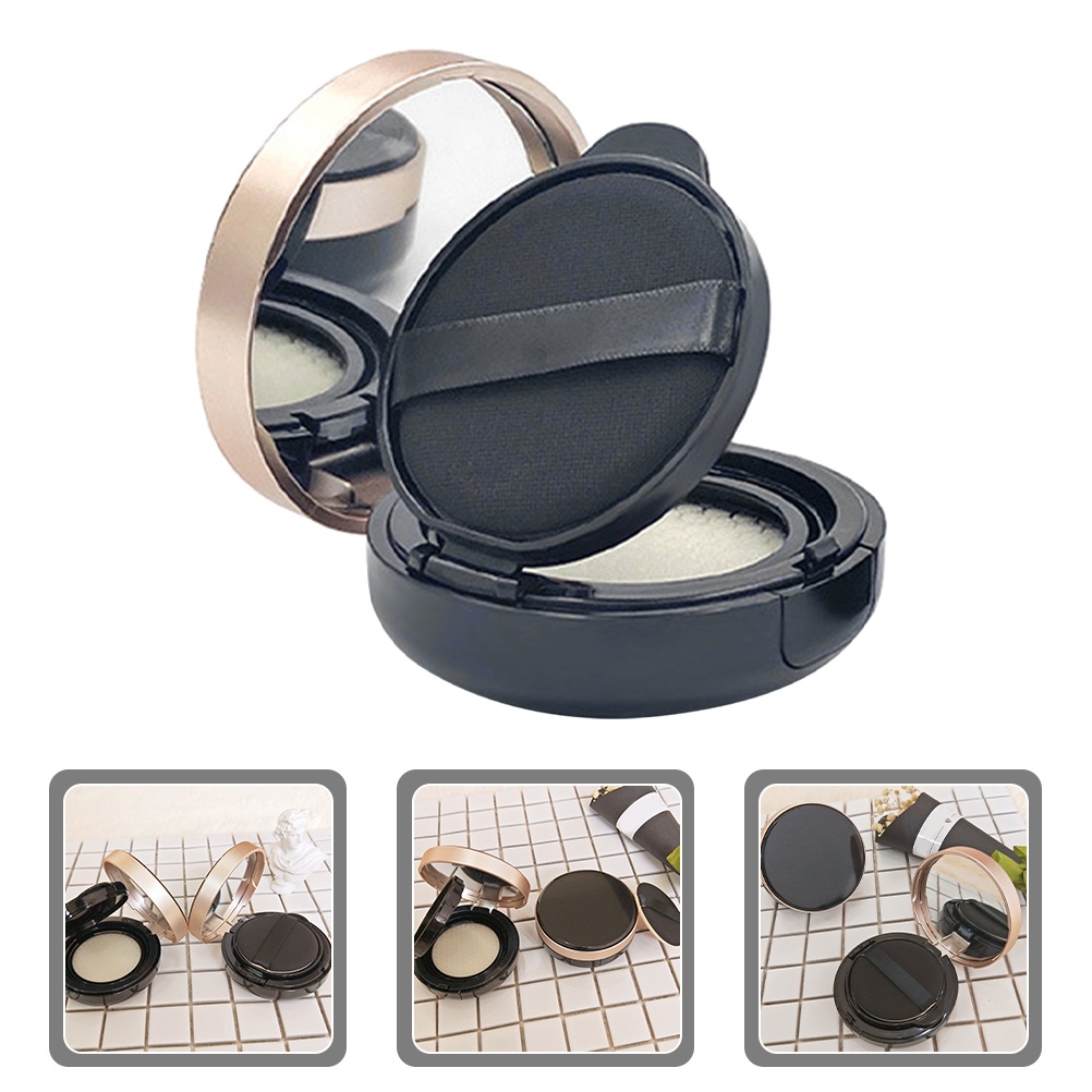 ♝ஐEmpty Loose Powder Box Make-up Loose Powder Container with Puff ...