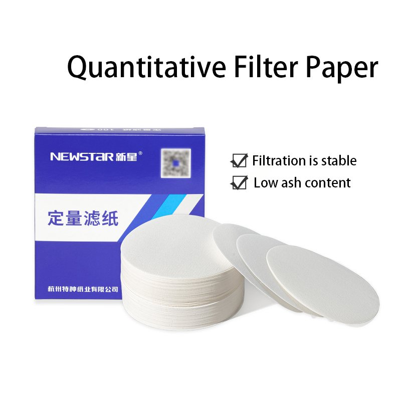 100 pieces/Lot Laboratory Quantitative Filter Paper Precise ...