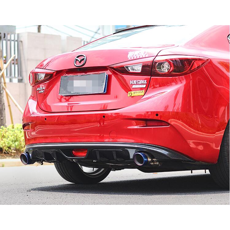 ☭For Mazda 3 Axela 2014-2017 Rear Bumper Diffuser Bumpers Protector WCK ...