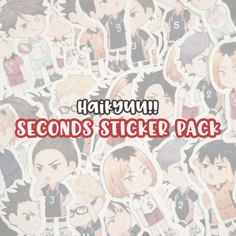 Haikyuu!! Haikyu Seconds Sticker Pack (10pcs Oopsie Stickers NO ...