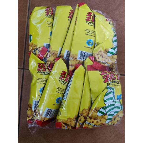 Zebzeb Corn Puff 1 Pack 10 Piece (Junkfoods/Chichirya) | Shopee Philippines