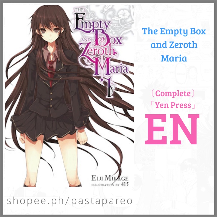 The Empty Box and Zeroth Maria (Novel) / HakoMari [English] [Shounen ...