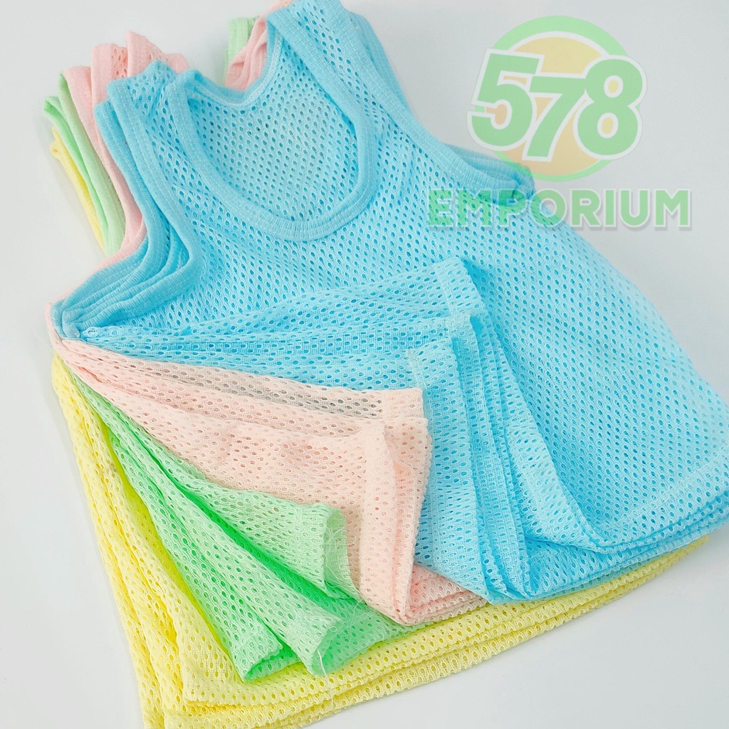 Bundle Kids Air Cool Sando for Boy 12pcs/pack Plain White/Colored ...