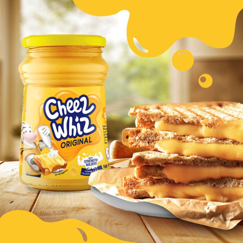 Cheez Whiz Cheese Spread Bundle - Original in Jar 440g and Pimiento in ...