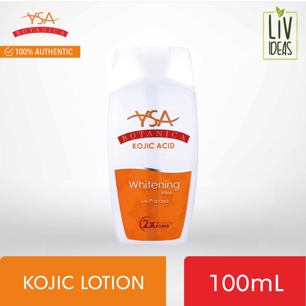 YSA Botanica Kojic Acid Lotion 100mL | Shopee Philippines