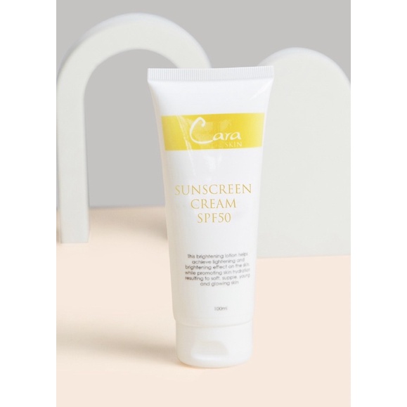 CARA SKIN Sunscreen Cream SPF 50 50ml | Shopee Philippines