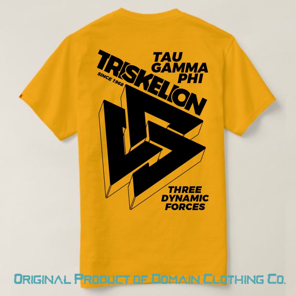 Tau Gamma Phi Triskelion Fratshirt [ THREE DYNAMIC FORCES ] | Shopee ...
