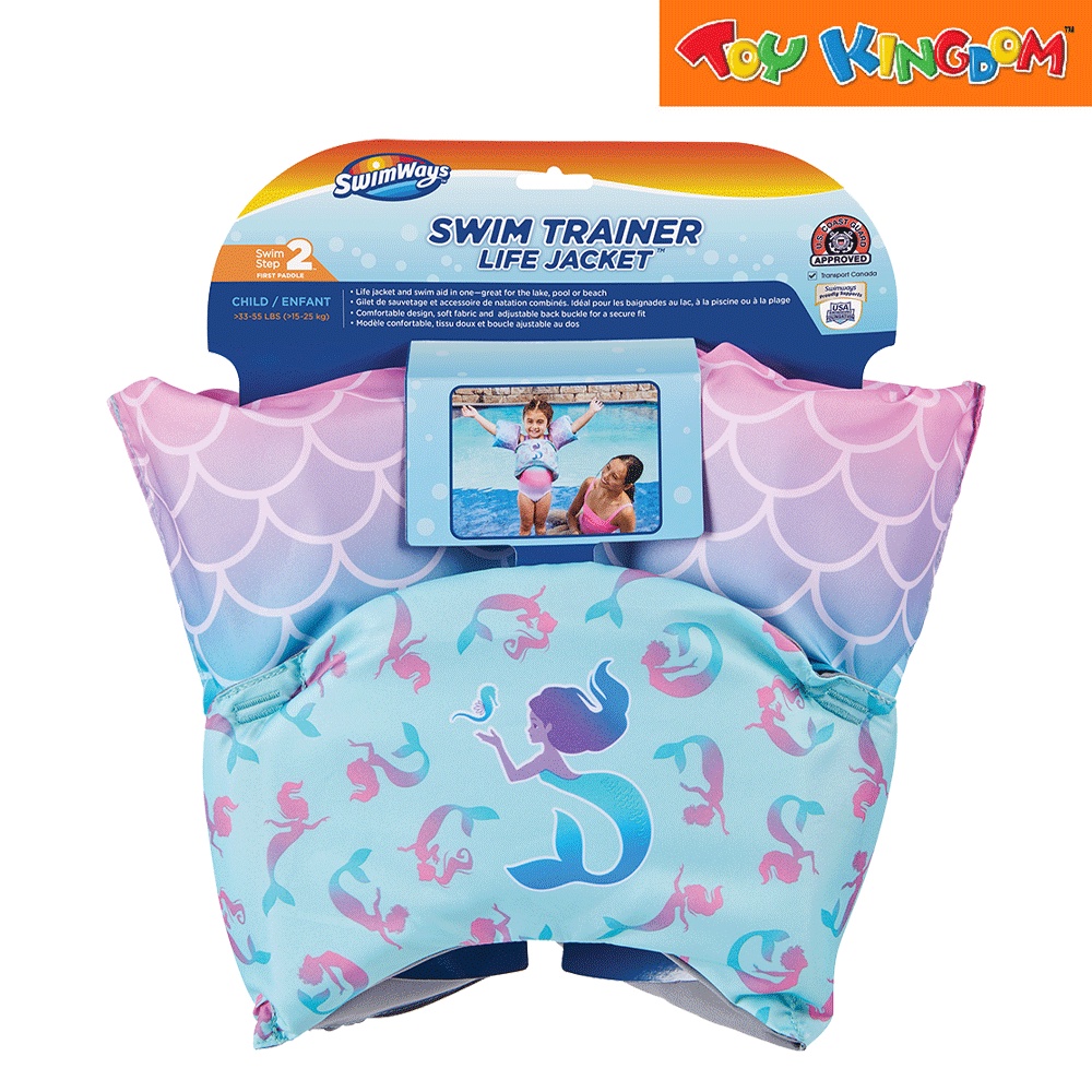 SwimWays Life Jacket Mermaid Swim Trainer | Shopee Philippines