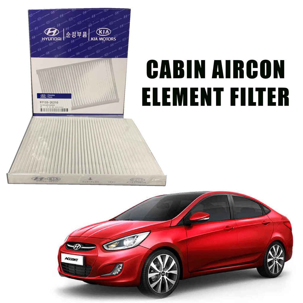 97133-2E210 AIRCON CABIN FILTER ELEMENT For Hyundai Accent 2011-2018 ...