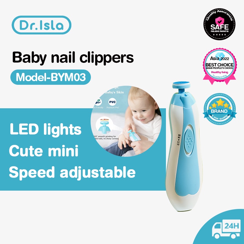 Dr.isla Baby Nail Cutter 6 In 1 Lnfant Multifunctional Electric Baby ...