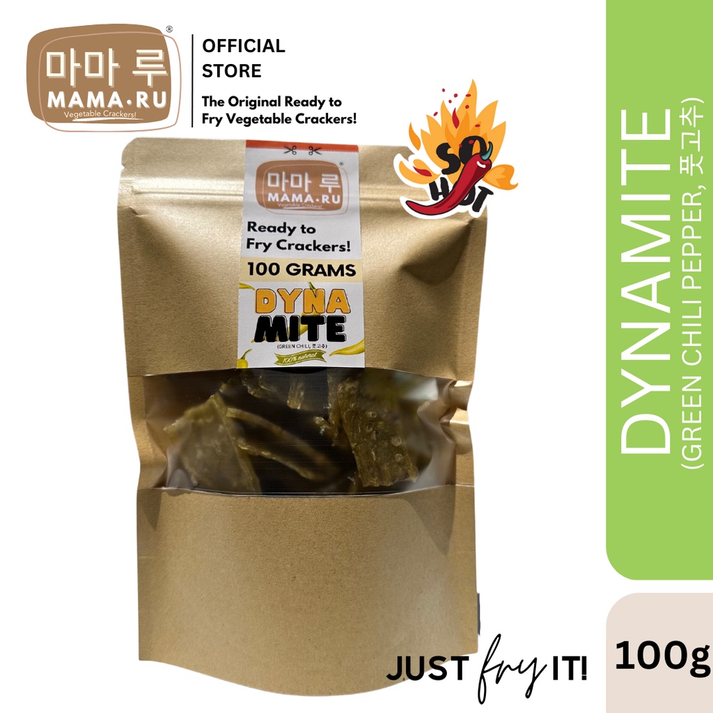 Ready to Fry Vegetable Crackers - Dynamite Crackers! 100g-500g | Shopee ...
