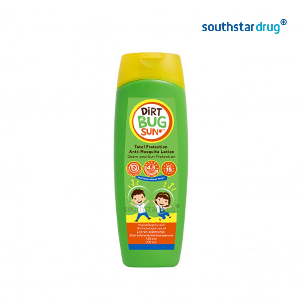 Dirt Bug Sun Anti-Mosquito Lotion 200ml | Shopee Philippines