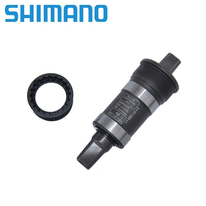 ☏Shimano Square Tapered BB Bottom Bracket 110mm with Bolts MTB FIXIE ...