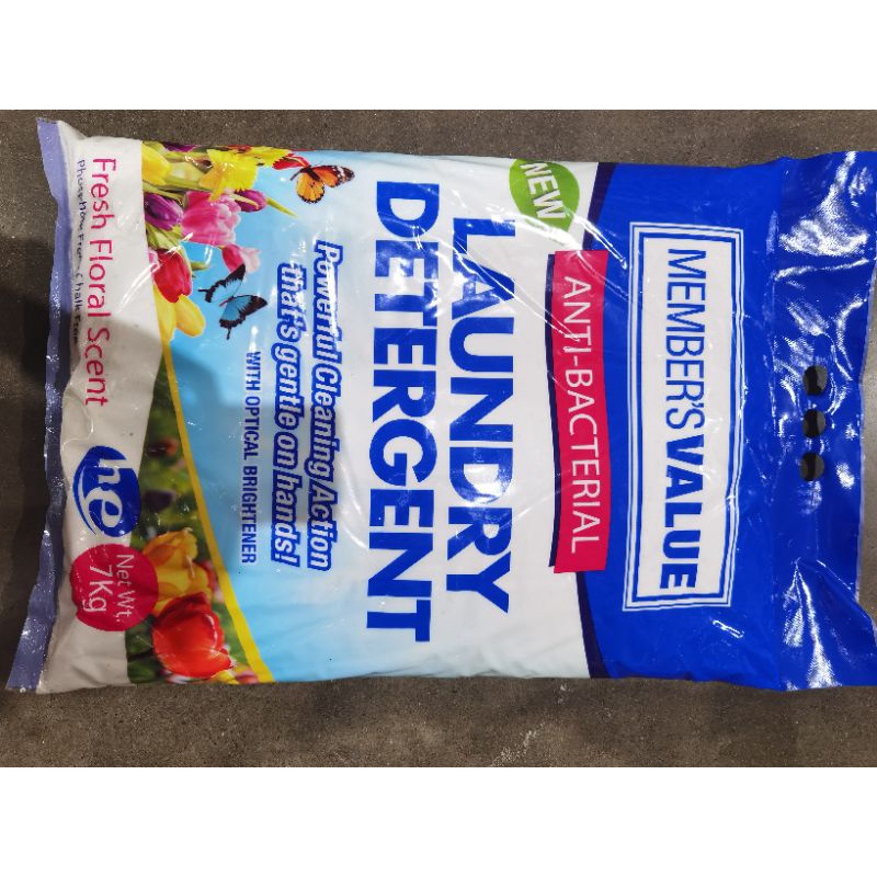 Members Value Laundry Detergent 7KG Anti Bacterial Powder | Shopee ...
