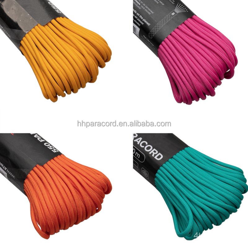 Survival Paracord Bracelet Rope Parachord 100m 7 Strand 1mm 2mm 3mm 4mm ...
