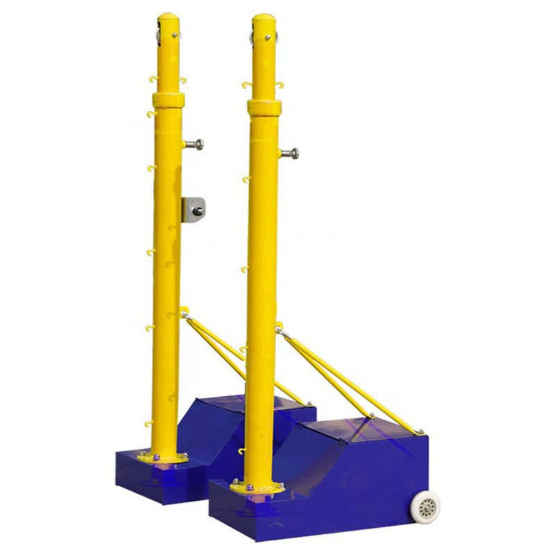 Movable portable volleyball pole badminton post tennis court light pole ...