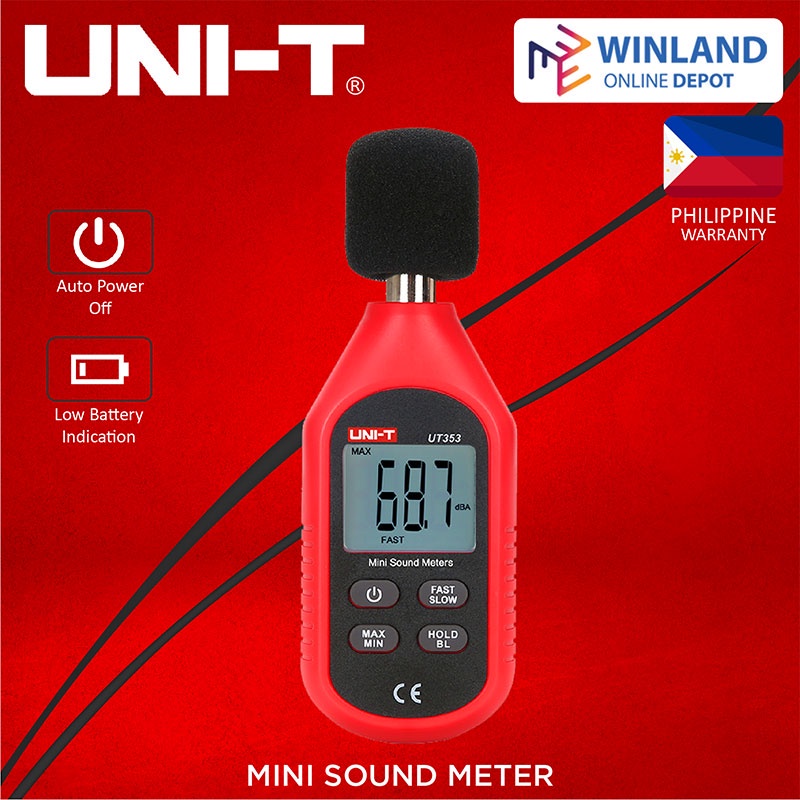 UNI-T by Winland UT353 Mini Sound Meter Multimeter Multi-meter ...