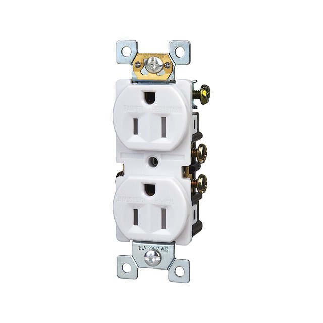 Wholesale Tamper Resistant Receptacle 15A USA Dual Duplex Electrical ...