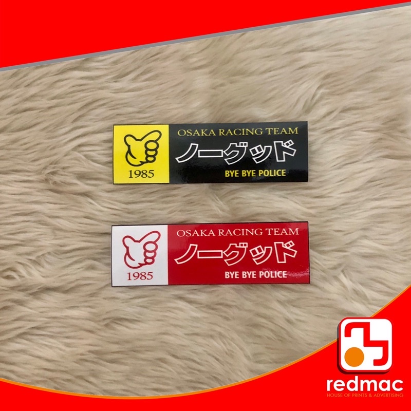 OSAKA RACING TEAM STICKER KANJO JDM | Shopee Philippines