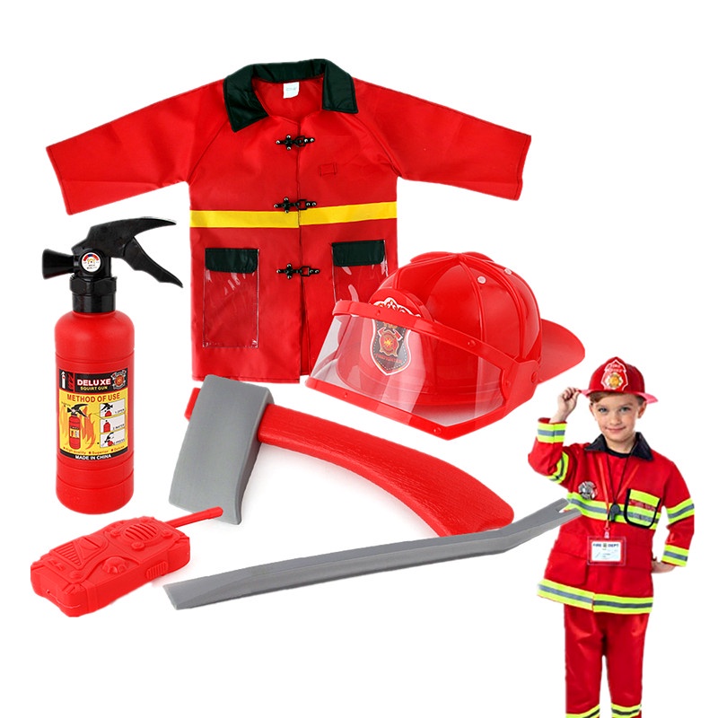 Child Firefighter Costumes Firefighter Toys Firefighter Tools with ...