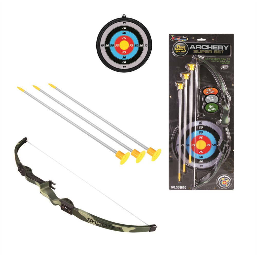Bow and Archery Toy Set for Kids Suction Arrow Shooting Target Game ...