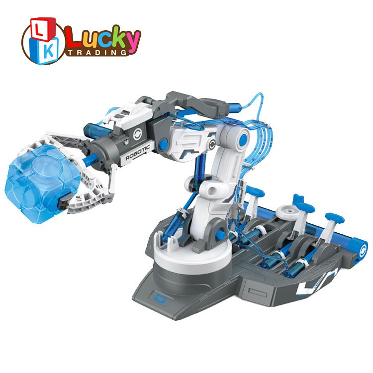 Toys Robots Smart Kids DIY 3 IN 1 HYDRAULIC ROBOT Multi functional ...