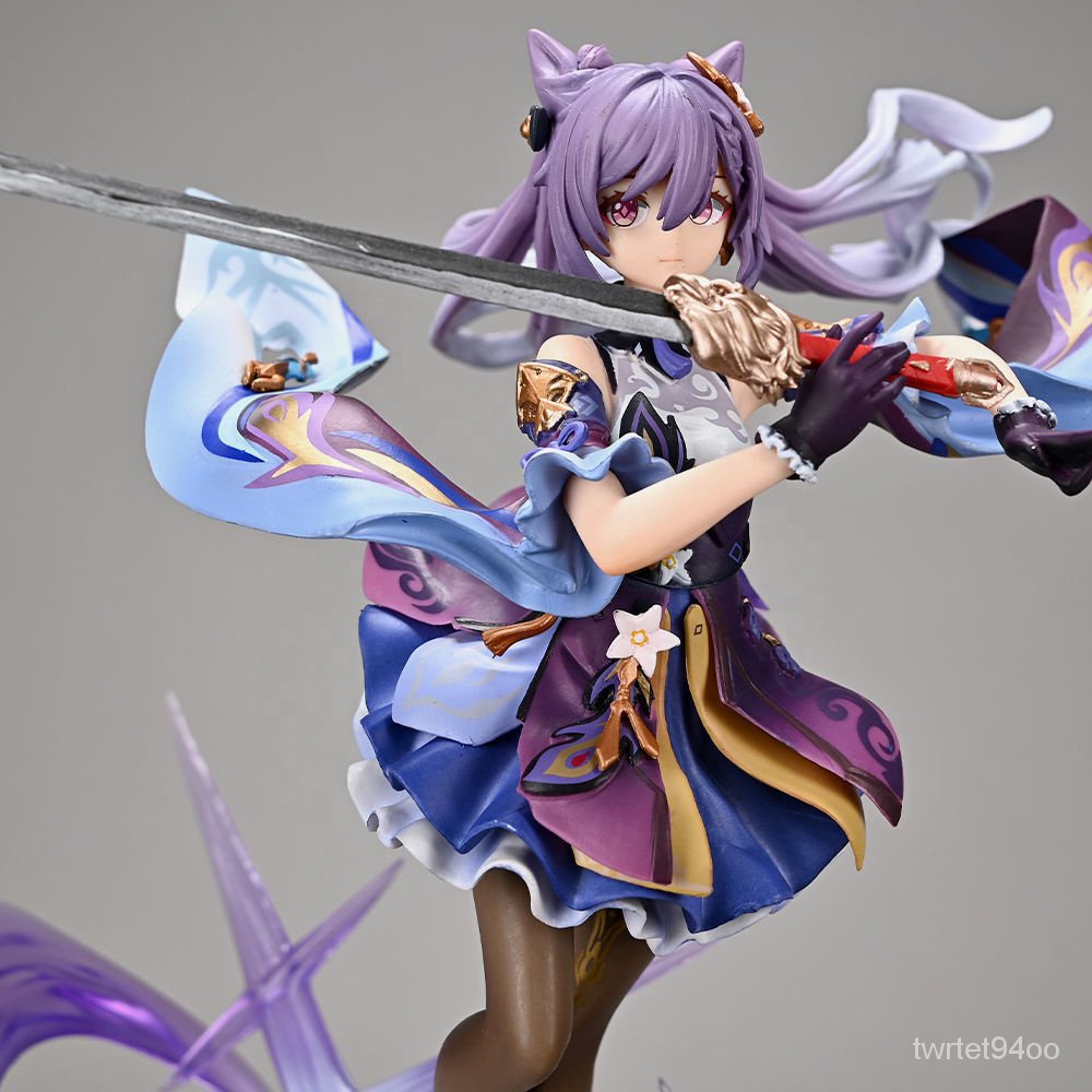 Anime Genshin Impact Figure Keqing Figure Klee Hu Tao PVC Action ...