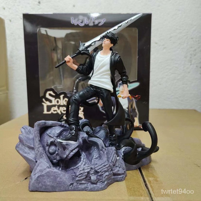 20cm Solo Leveling Sung Jin Woo PVC Figure Toy Collection Model Statue ...