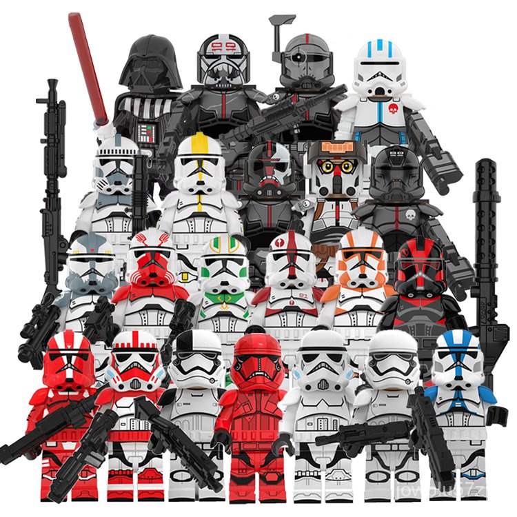 SW Series Clone Trooper Star The Bad Batch Han Solo Hunter Wrecker ...