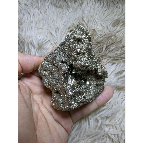 authentic raw pyrite specimen | Shopee Philippines