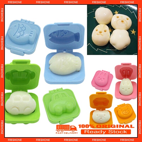 FreShone- 2x Cute Cartoon Boiled Egg Rice Mold Bento Maker Sandwich ...