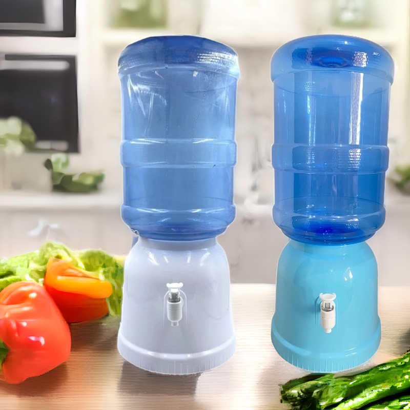 Table Top Water Dispenser with faucet Round Plastic/ C02056 | Shopee ...
