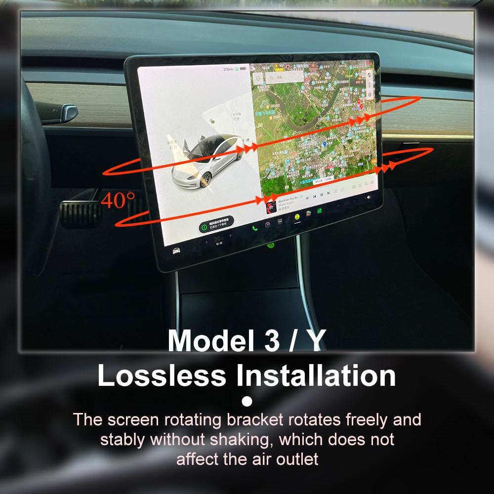 Model3 Screen Rotation Bracket GPS Navigation Holder Newest For Tesla ...