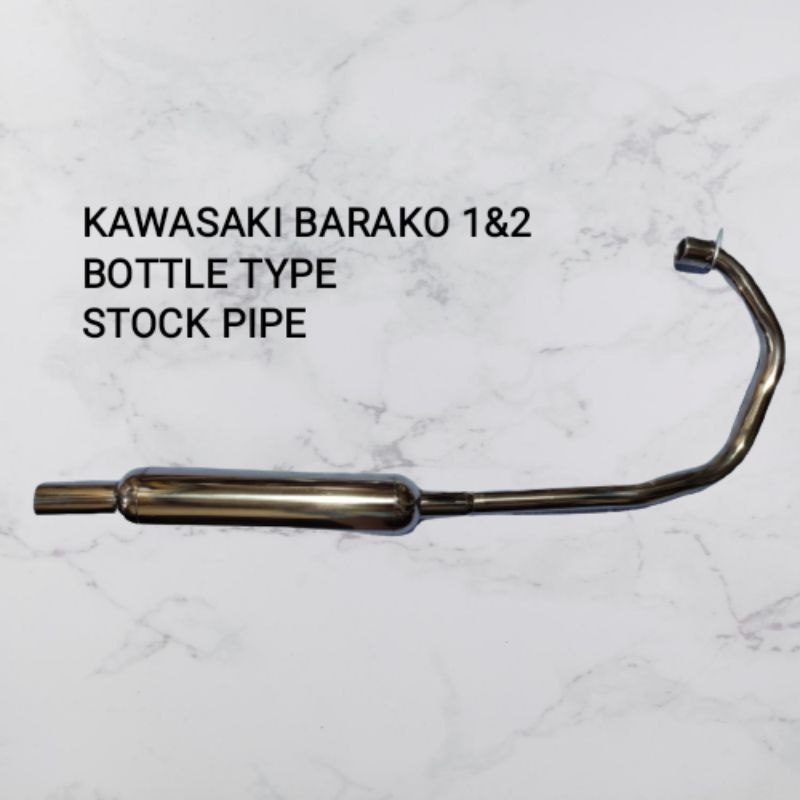 Kawasaki Barako I & II - StockPipe - Bottle Type - Stainless (Double ...