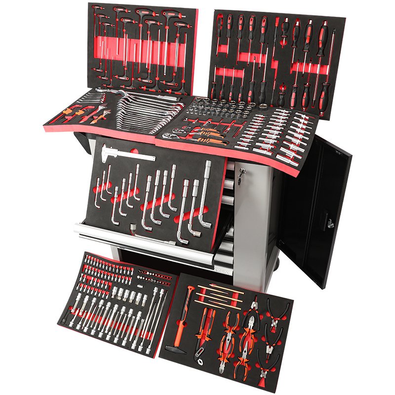 Srunv Full 421 Pcs Tool Sets Rolling Box Heavy Duty Stainless Steel ...