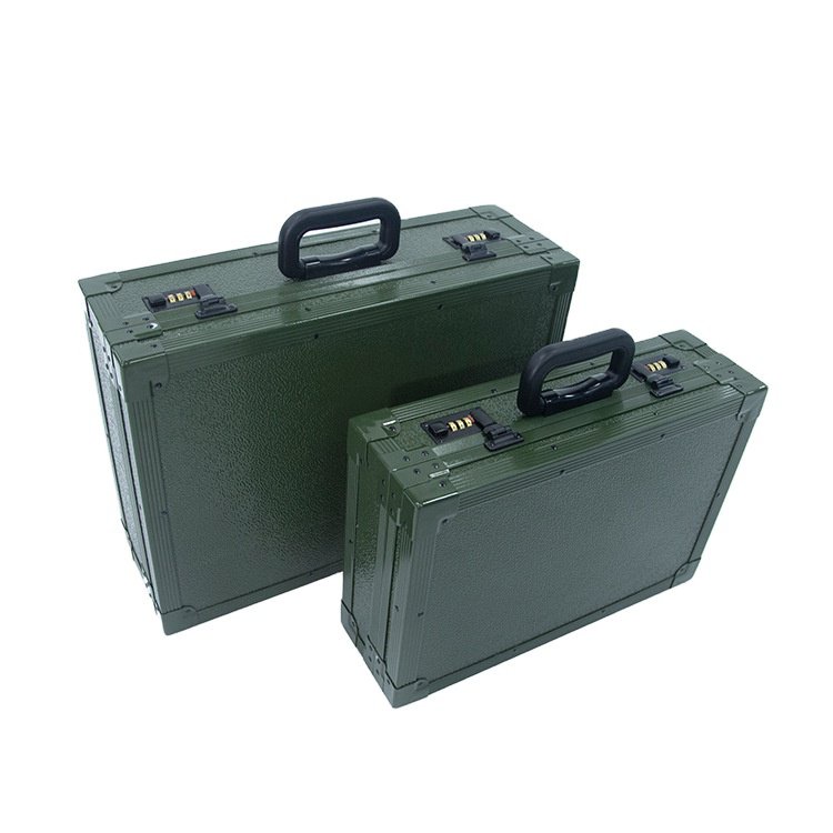 Military green aluminum documents, aluminum alloy equipment tool ...