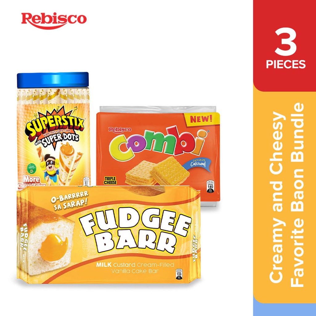 Creamy and Cheesy Favorite Baon Bundle - Combi + Fudgee Barr Milk ...