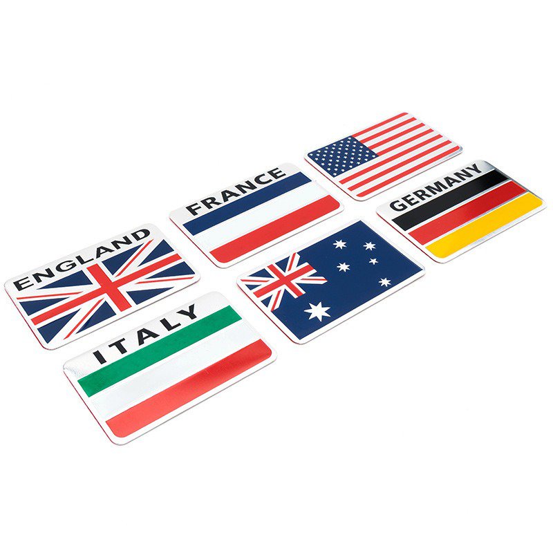 High Quality National Flags Of Different Countries Aluminum Metal ...