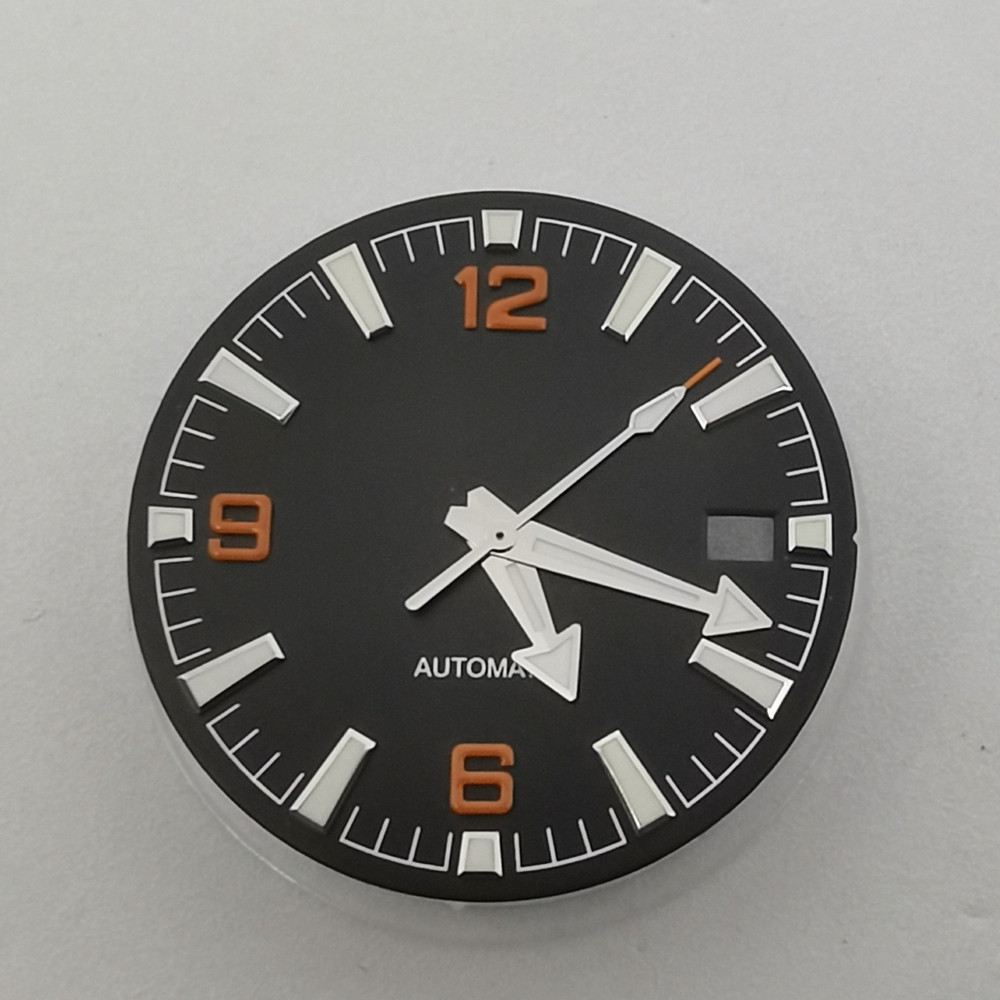 Modified Watch Parts 31mm Sterile Watch Dial 369 Numbers with Hands ...