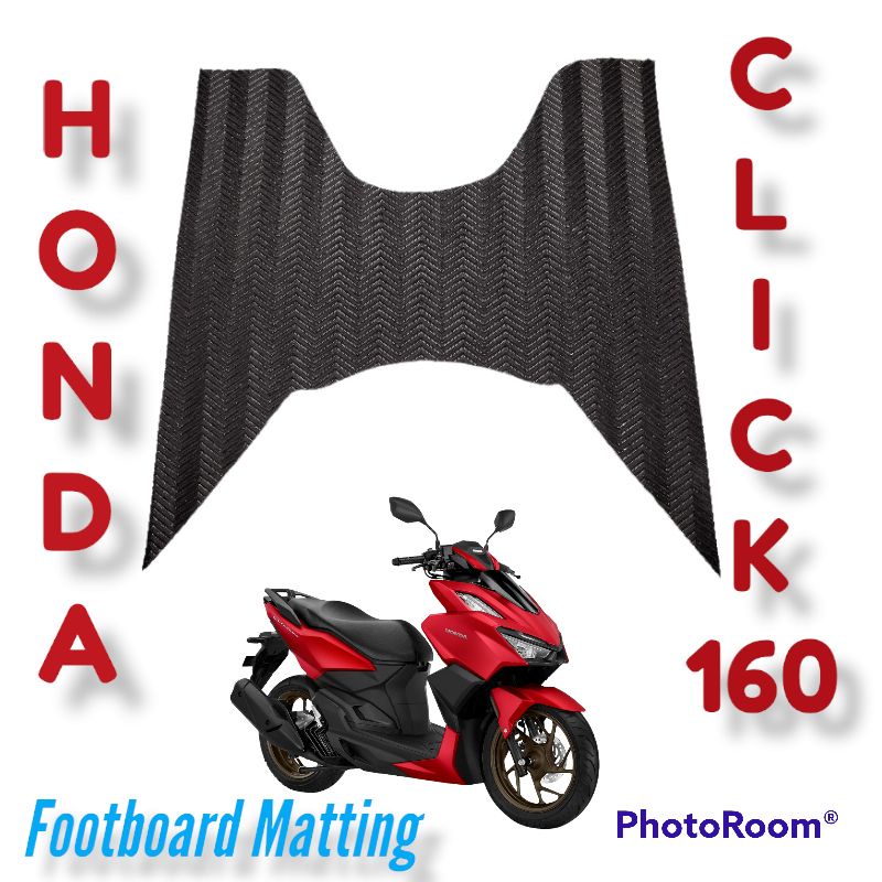 ┇Honda Click 160 2022 footboard rubber matting | Shopee Philippines