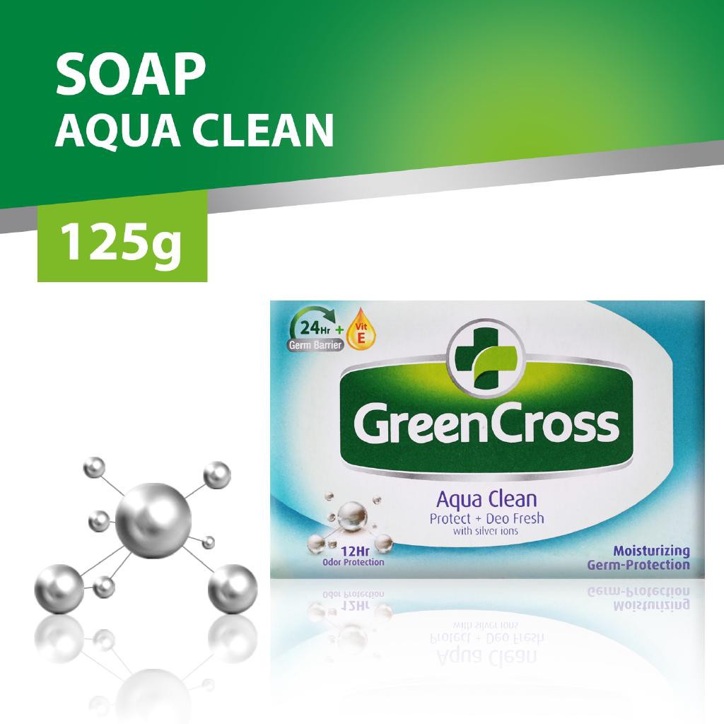 Green Cross Soap Aqua Clean (125g) | Shopee Philippines