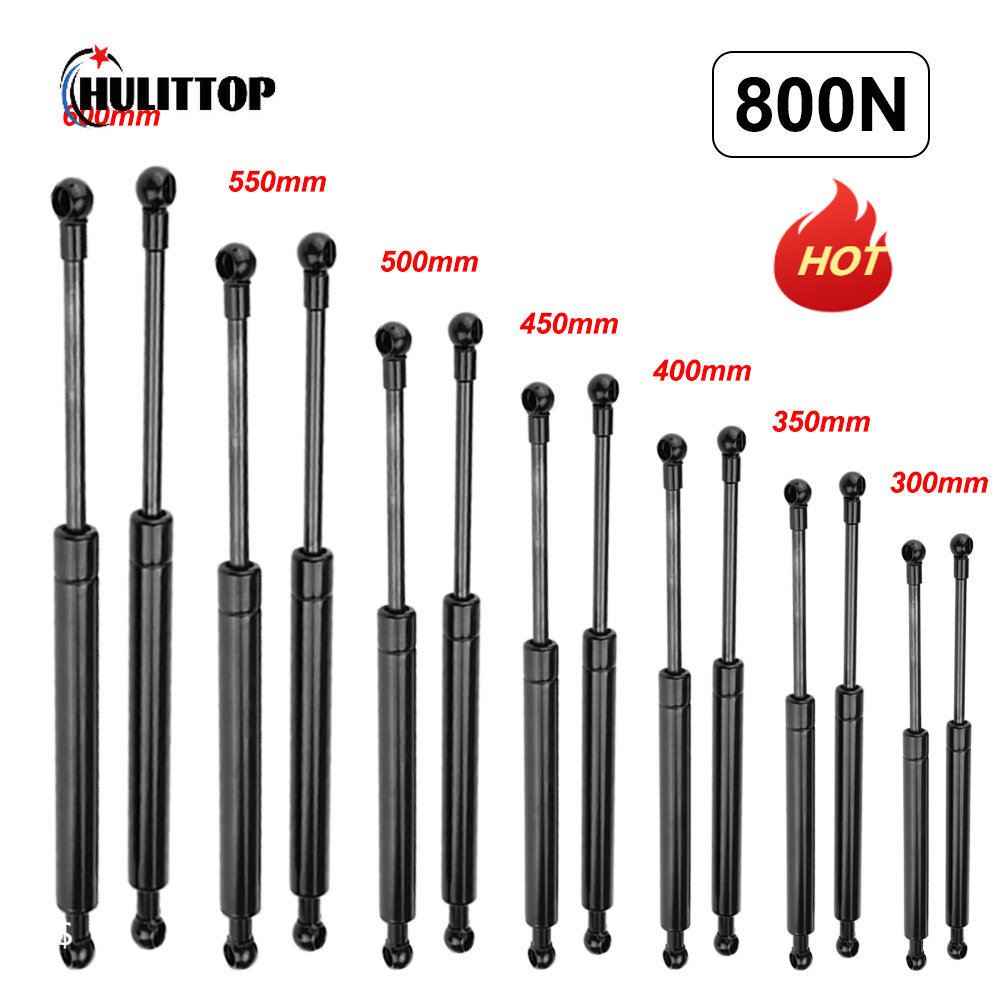 2PCS Universal 800N 300/350/400/450/500/550/600mm Gas Strut Bars Gas ...