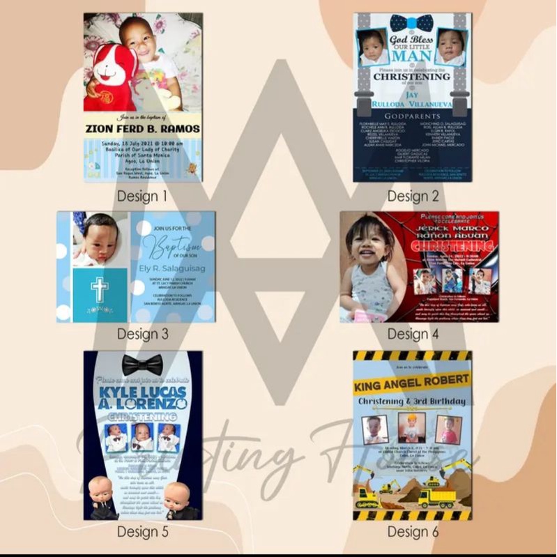PHOTO INVITATION 3r/4r size minimum 10pcs | Shopee Philippines